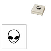 Alien Rubber Stamp | Zazzle