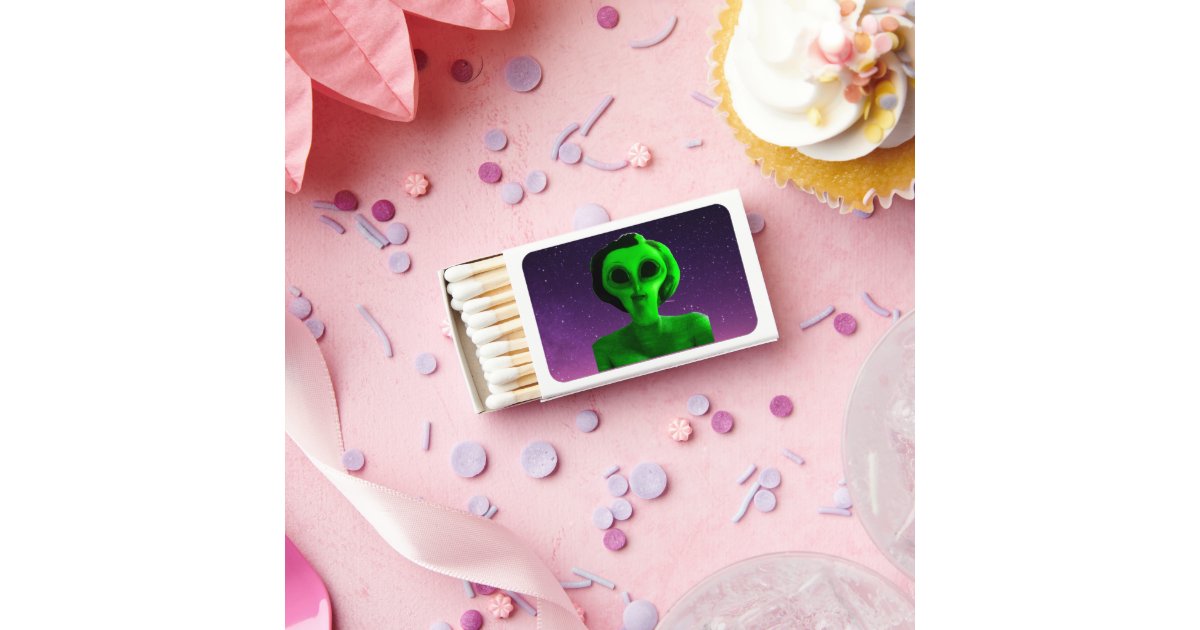 Alien Self Portrait Matchboxes | Zazzle