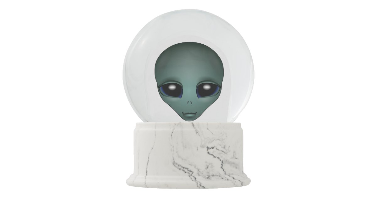 Alien Snow Globes Custom Cute Alien Snow Globes | Zazzle