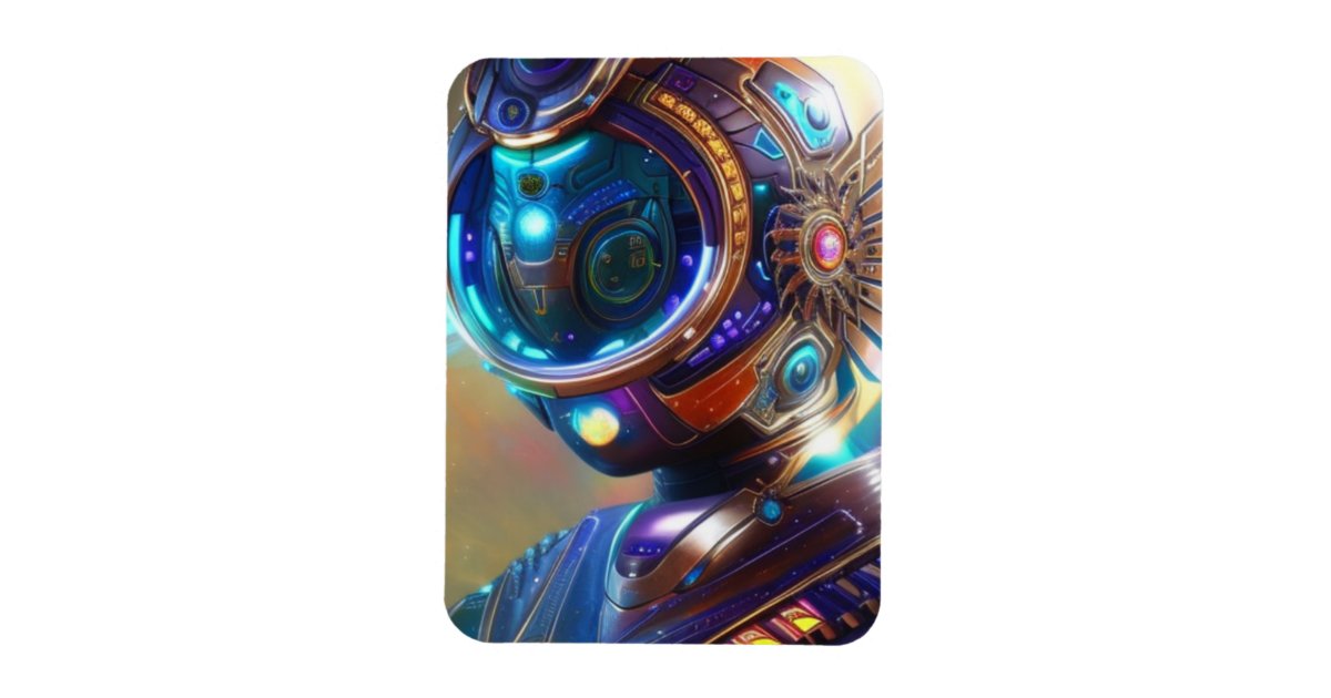 Alien Space Futuristic Flexible Photo Magnets | Zazzle