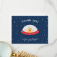 Alien spaceship birthday thank you note | Zazzle