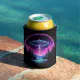 Alien Spaceship Retro Futuristic Can Cooler | Zazzle