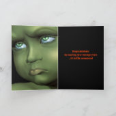 Alien Spawn B-Movie Poster Birthday Card | Zazzle