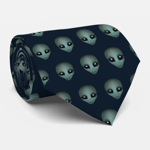 Alien Ties Gifts Grey Alien Necktie Alien Keepsake | Zazzle