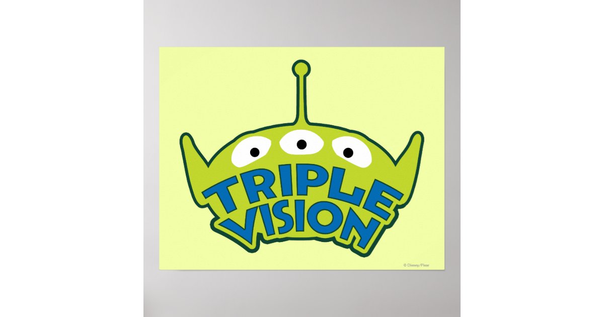 Alien Triple Vision Poster | Zazzle