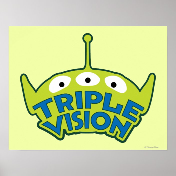 Alien Triple Vision Poster | Zazzle.com