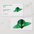 Alien UFO Business Card | Zazzle