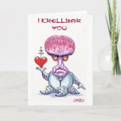 Alien Valentine's Day Card | Zazzle
