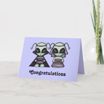 Alien Wedding Card | Zazzle