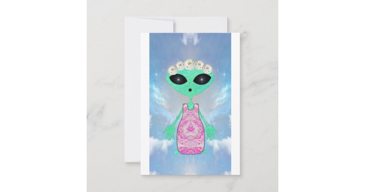 Alien Wedding Invitation | Zazzle
