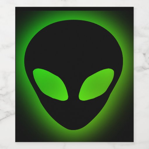 Alien Wine Label | Zazzle