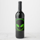 Alien Wine Label | Zazzle