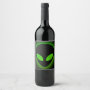 Alien Wine Label | Zazzle