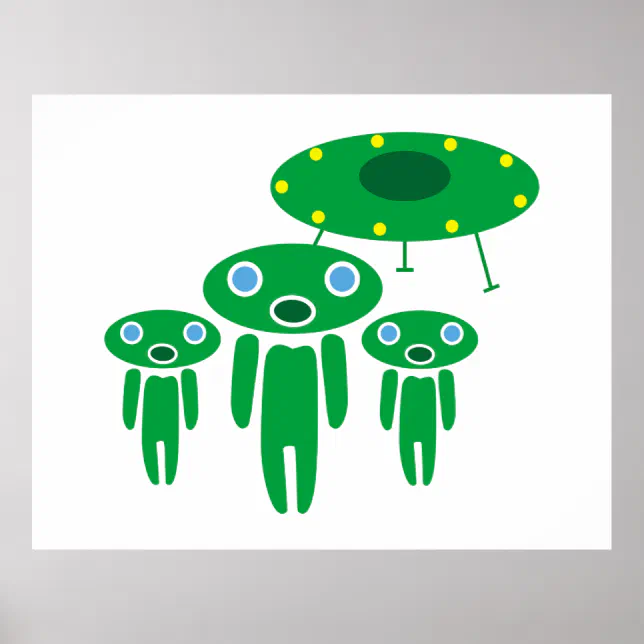 Aliens arrival poster | Zazzle