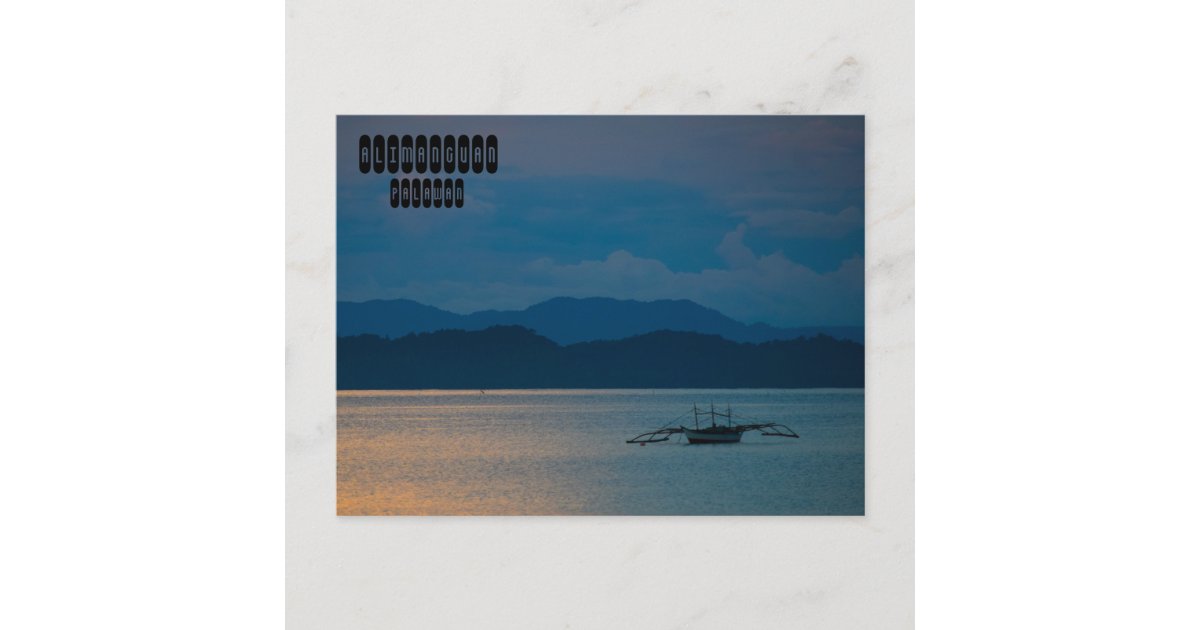 Alimanguan Beach in Palawan Philippines Postcard | Zazzle