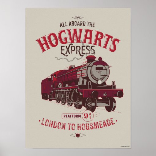 All Aboard The Hogwarts Express Poster | Zazzle