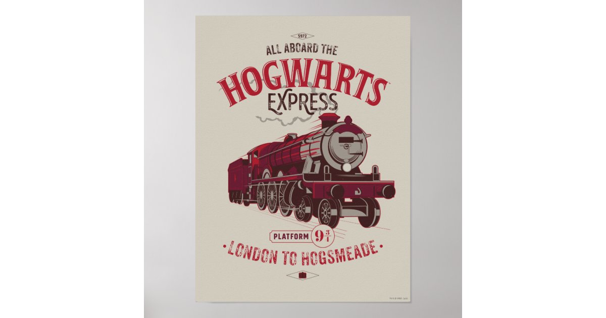 All Aboard The Hogwarts Express Poster | Zazzle.com