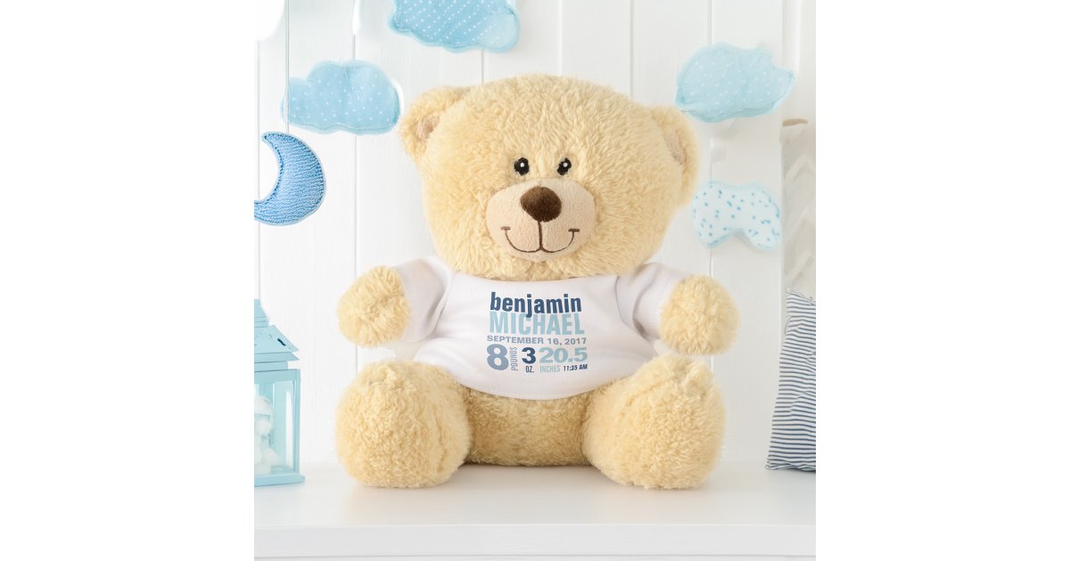 All About Baby Teddy Bear | Zazzle