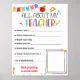All about my Teacher Appreciation template Poster | Zazzle