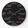 All About Science Geek Math Wall Clock Home Decor | Zazzle