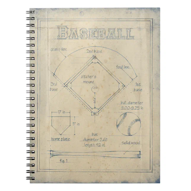 All About the Game - Baseball Notebook | Zazzle