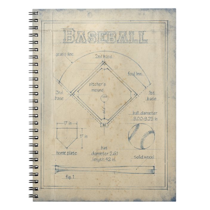 All About the Game - Baseball Notebook | Zazzle.com