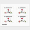 All American Sticker | Zazzle