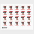 All Backwards Hat No Cattle Square Sticker | Zazzle