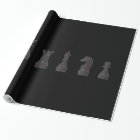 Chess Pieces wrapping paper design | Zazzle.com