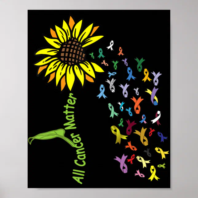 All Cancer Matters Awareness Day Ribbon Poster | Zazzle