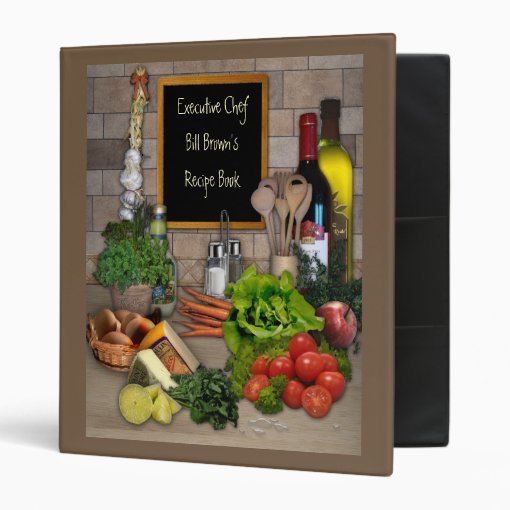 All customizable Kitchen Binder | Zazzle