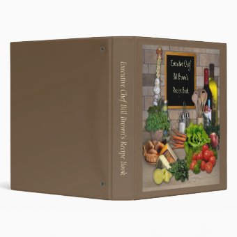 All customizable Kitchen Binder | Zazzle