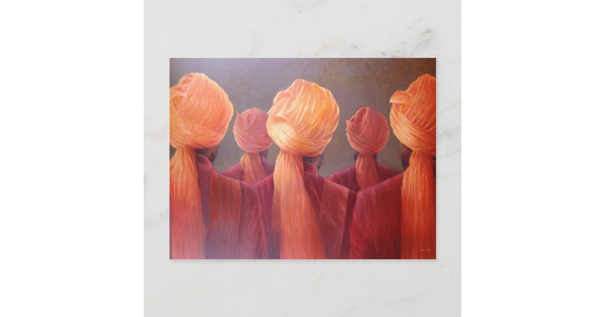 All Five Heads Postcard | Zazzle
