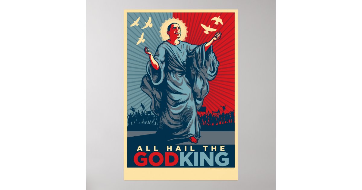 All Hail The God-King Poster | Zazzle