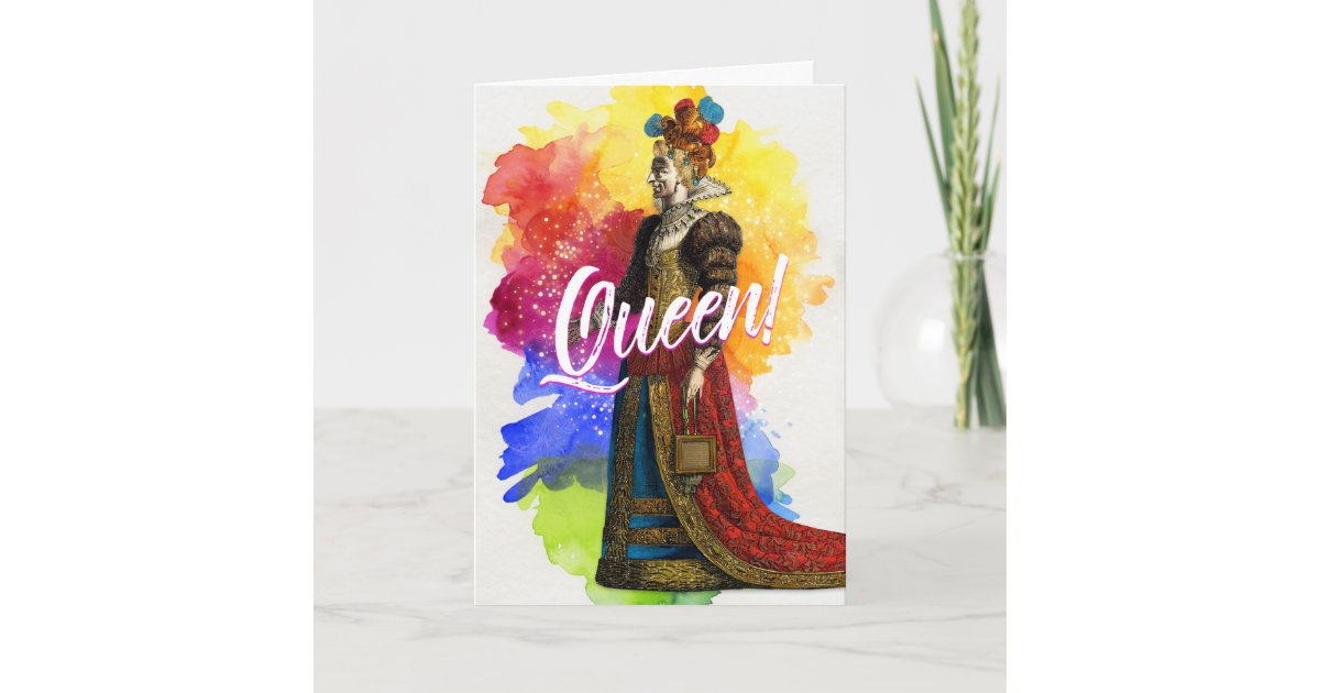 All Hail the Queen Greeting Card | Zazzle