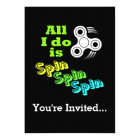 Colorful Fidget Spinner Kids Birthday Party Invite | Zazzle.com