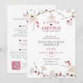 All in One Little Ladybug QR Code Shower Invitation | Zazzle