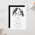 ALL in ONE Wedding Crows in Love Invitation | Zazzle