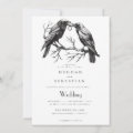 ALL in ONE Wedding Crows in Love Invitation | Zazzle