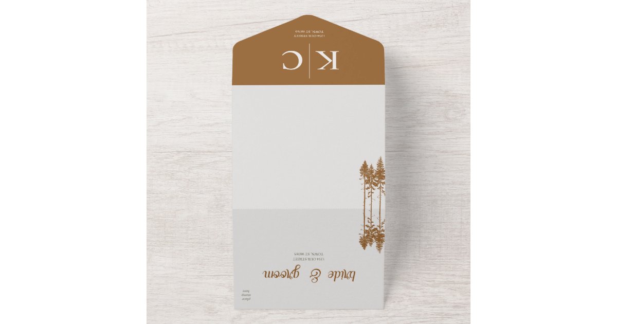 All in One Wedding Invite | Zazzle