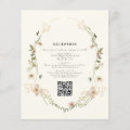 All in One Wildflower QR Code Garden Wedding | Zazzle