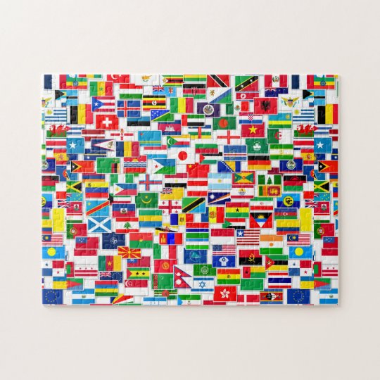 All International Flags Jigsaw Puzzle | Zazzle.com