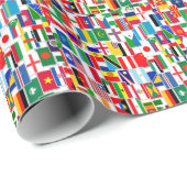 All International Flags Wrapping Paper | Zazzle
