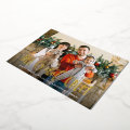 All is Not Calm Funny Photo Gold Foil Holiday Card | Zazzle