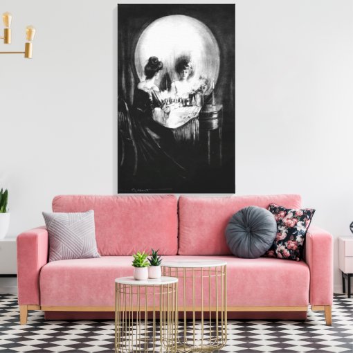 "All is Vanity" by C. Allan Gilbert Canvas Print | Zazzle
