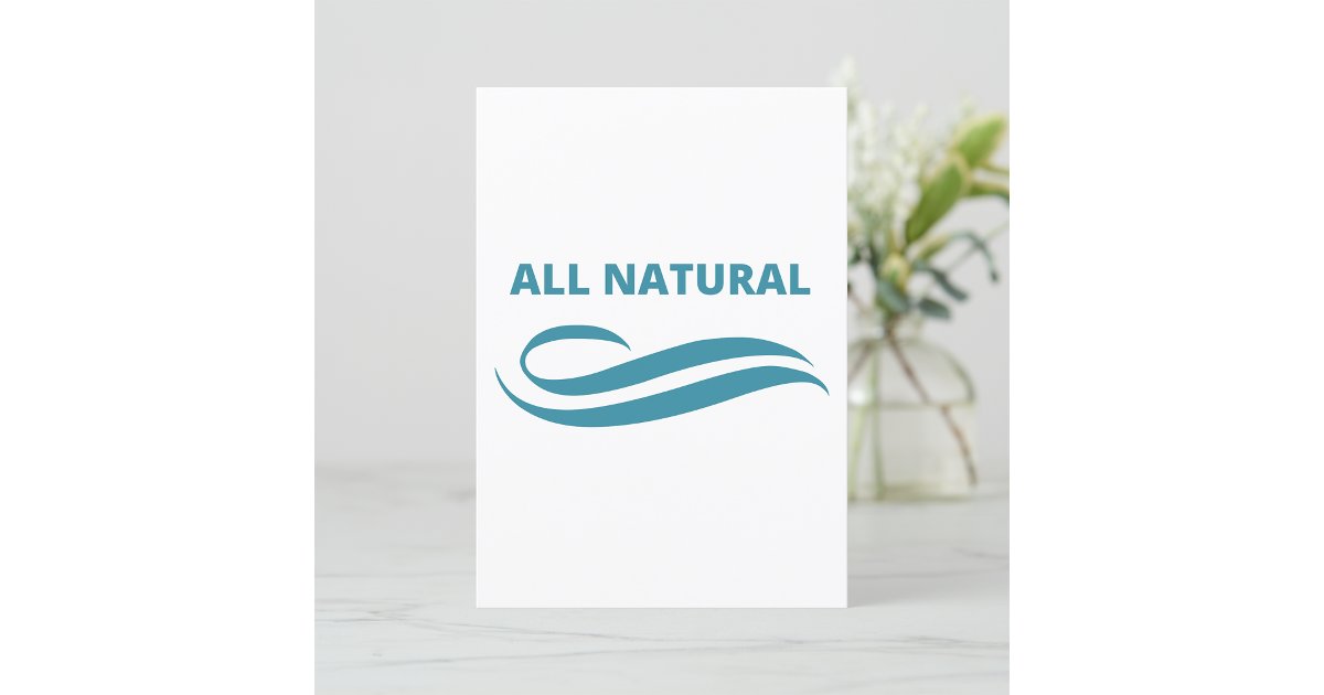All Natural Invitation | Zazzle