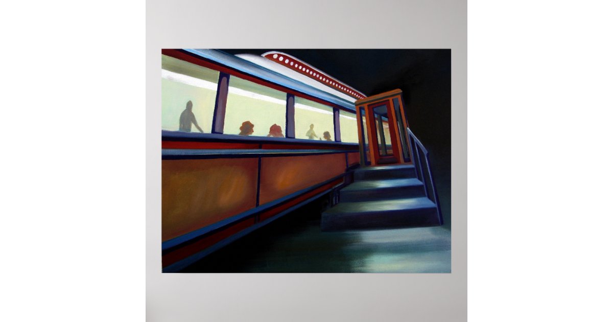 ALL NIGHT DINER POSTER | Zazzle