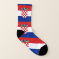 All Over Print Socks with Flag of Croatia | Zazzle