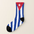 All Over Print Socks with Flag of Cuba | Zazzle