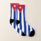 All Over Print Socks with Flag of Cuba | Zazzle